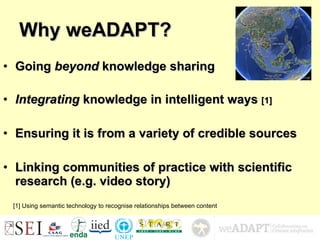 Dyszynski: Scaling up local knowledge using innovative online knowledge management tools | PPT