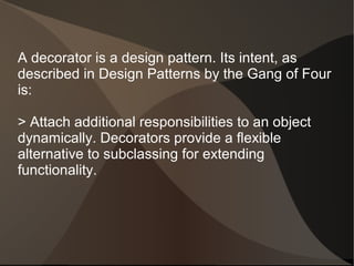 Presenter and Decorator in Rails | PPT