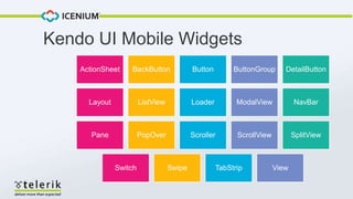 Create Hybrid Mobile Application with Icenium and Kendo UI Mobile | PPT