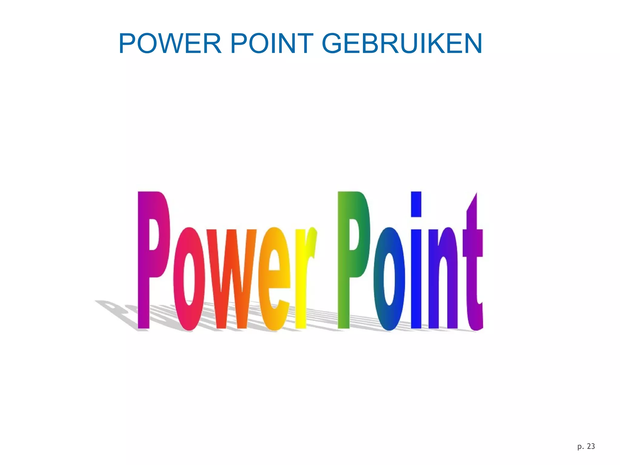 Presenteren en spreken voor publiek | PPT | Hobbies & Interests