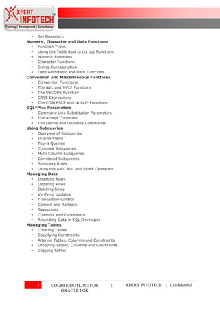 Presenter manual oracle D2K (specially for summer interns) | PDF