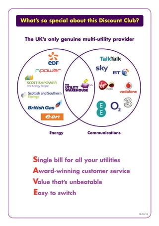 The Utility Warehouse | PDF
