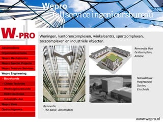 Presenter Wepro Ingenieursbureau | PDF | Civil Engineering Industry ...