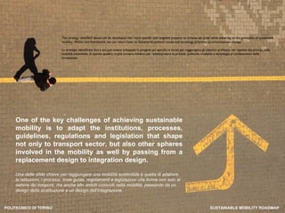 Sustainable mobility roadmap - master thesis | PPT