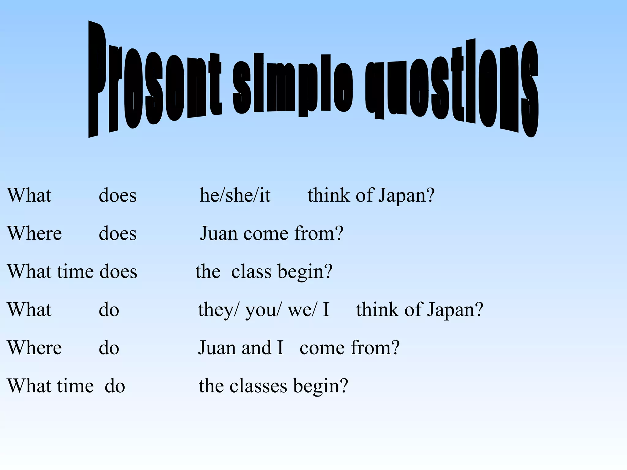 Presente Simple | PPT