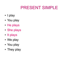 Present Simple | ODP