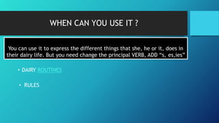 Presente simple | PDF