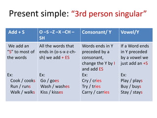 presente simple ppt | PPT