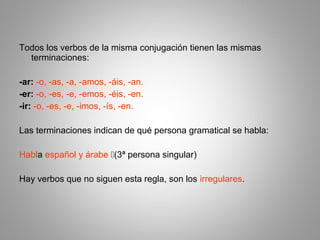 Presente verbos regulares | PPT