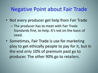 Present fair trade | PPTX