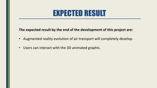 Evolution of air transport (augmented reality) | PPT
