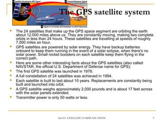 SATELLITE COMMUNICATION PRESENTATION ON GPS(2).ppt