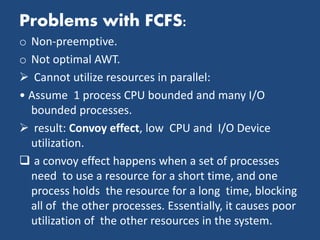 Presentiaon task sheduling first come first serve FCFS | PPTX