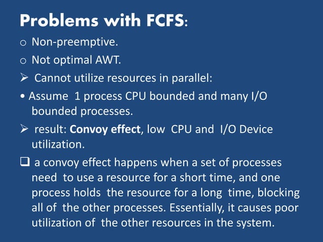 Presentiaon task sheduling first come first serve FCFS | PPT