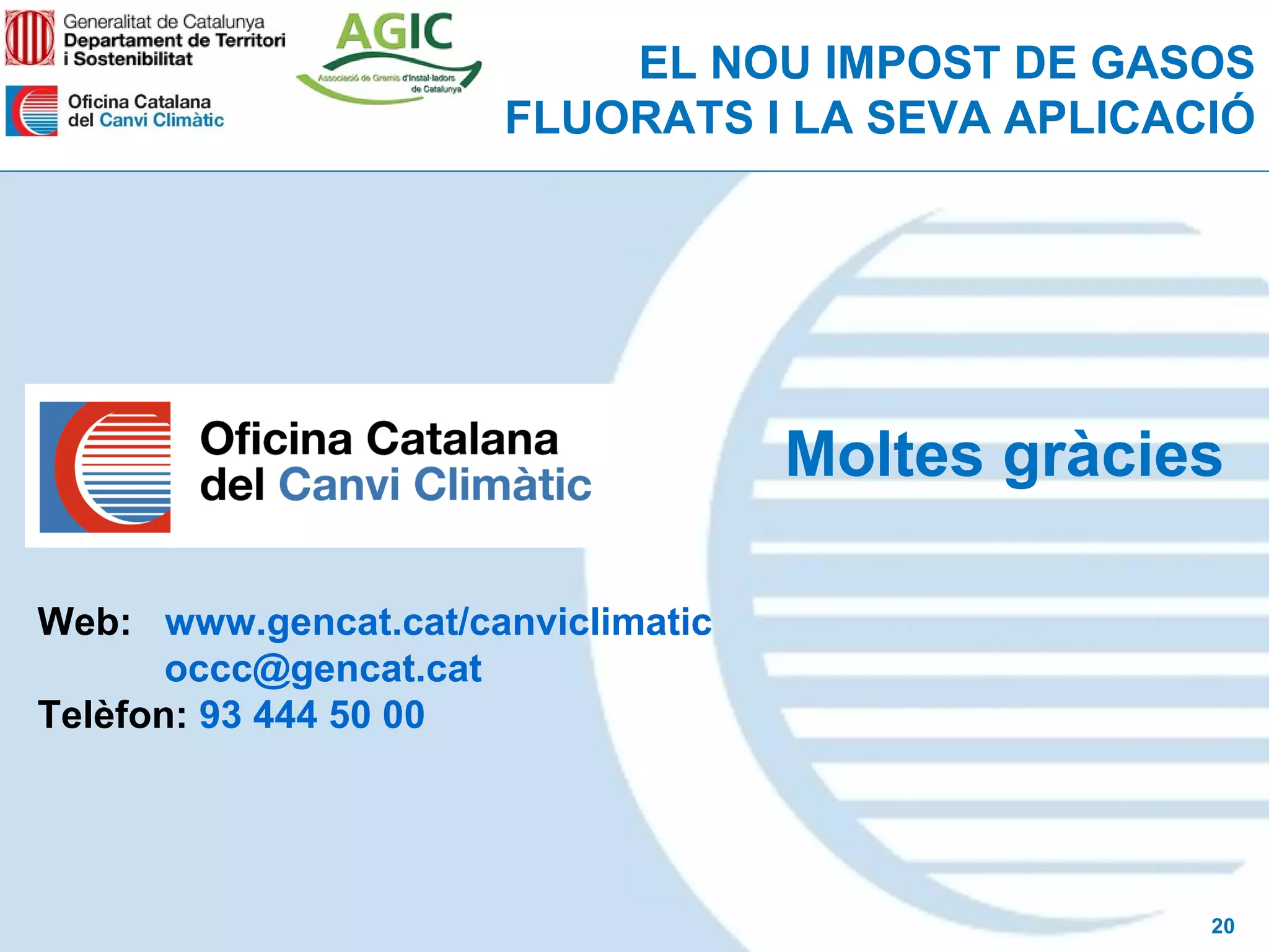 El present i futur dels gasos fluorats. | PPT