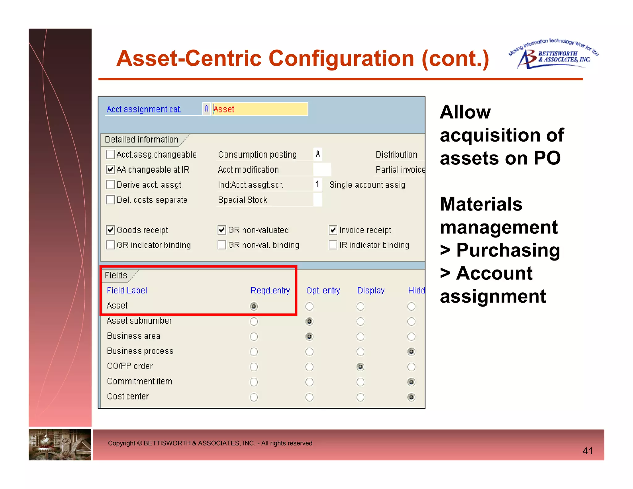 Presenting Sap Fixed Assets Capitalization Best Practices Pdf