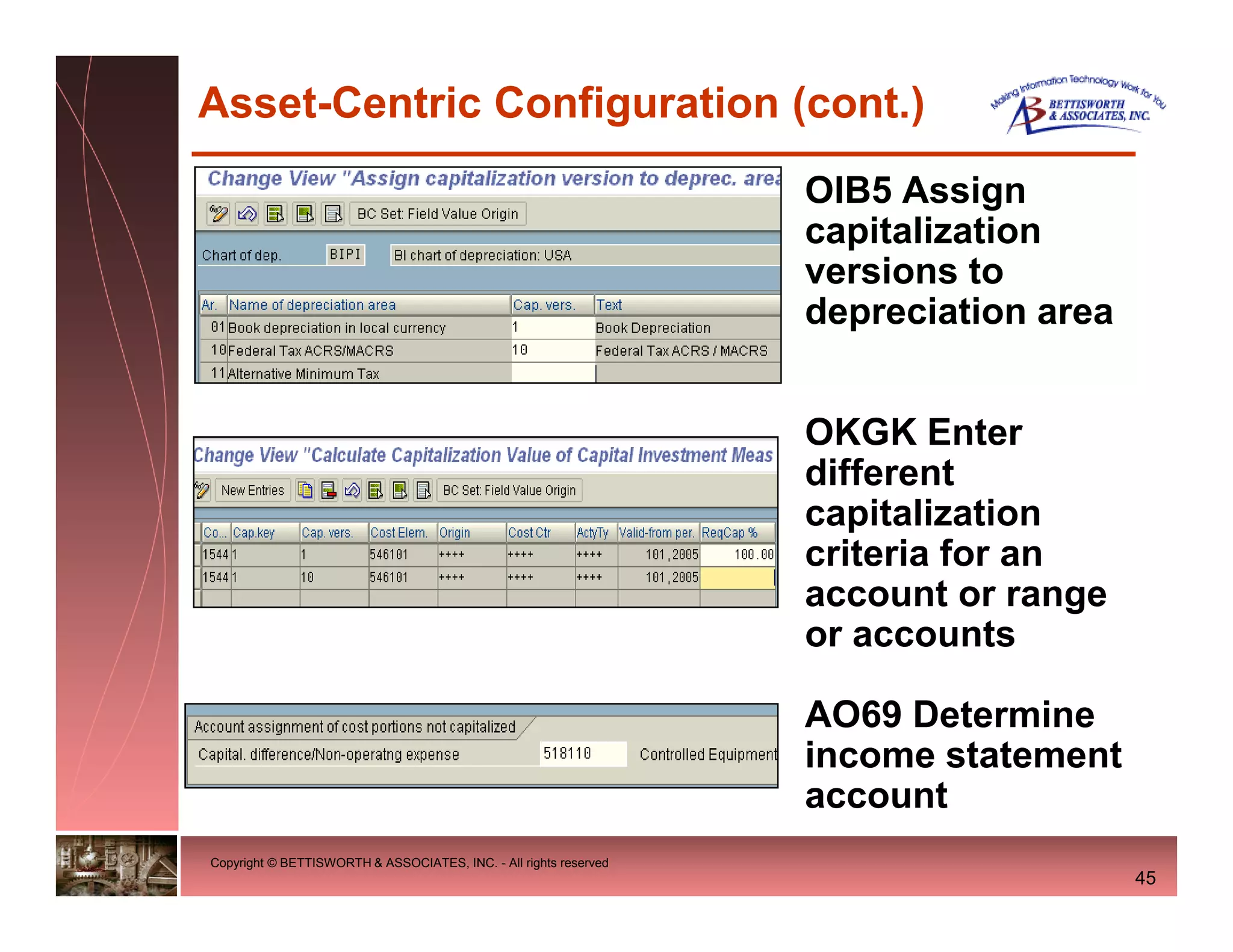Presenting Sap Fixed Assets Capitalization Best Practices Pdf