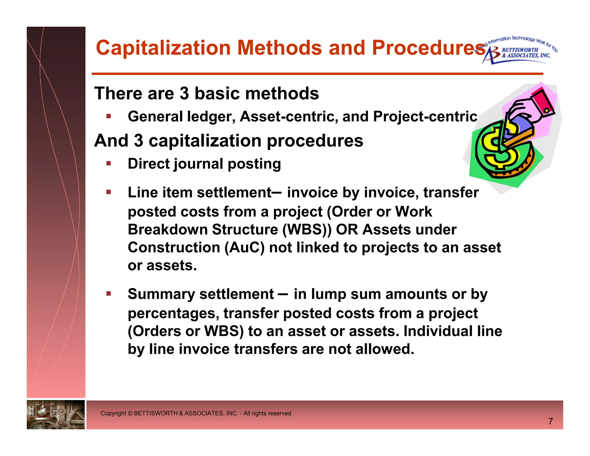 Presenting SAP Fixed Assets Capitalization Best Practices | PDF