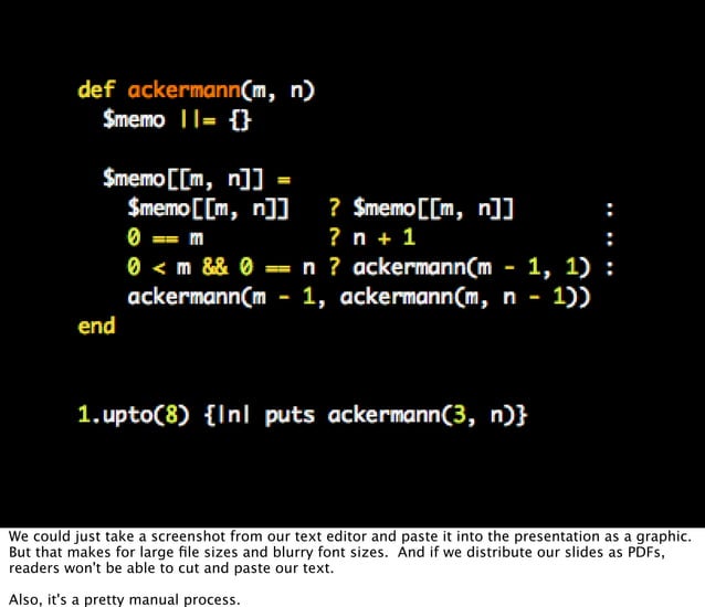 Presenting Your Code | PPT