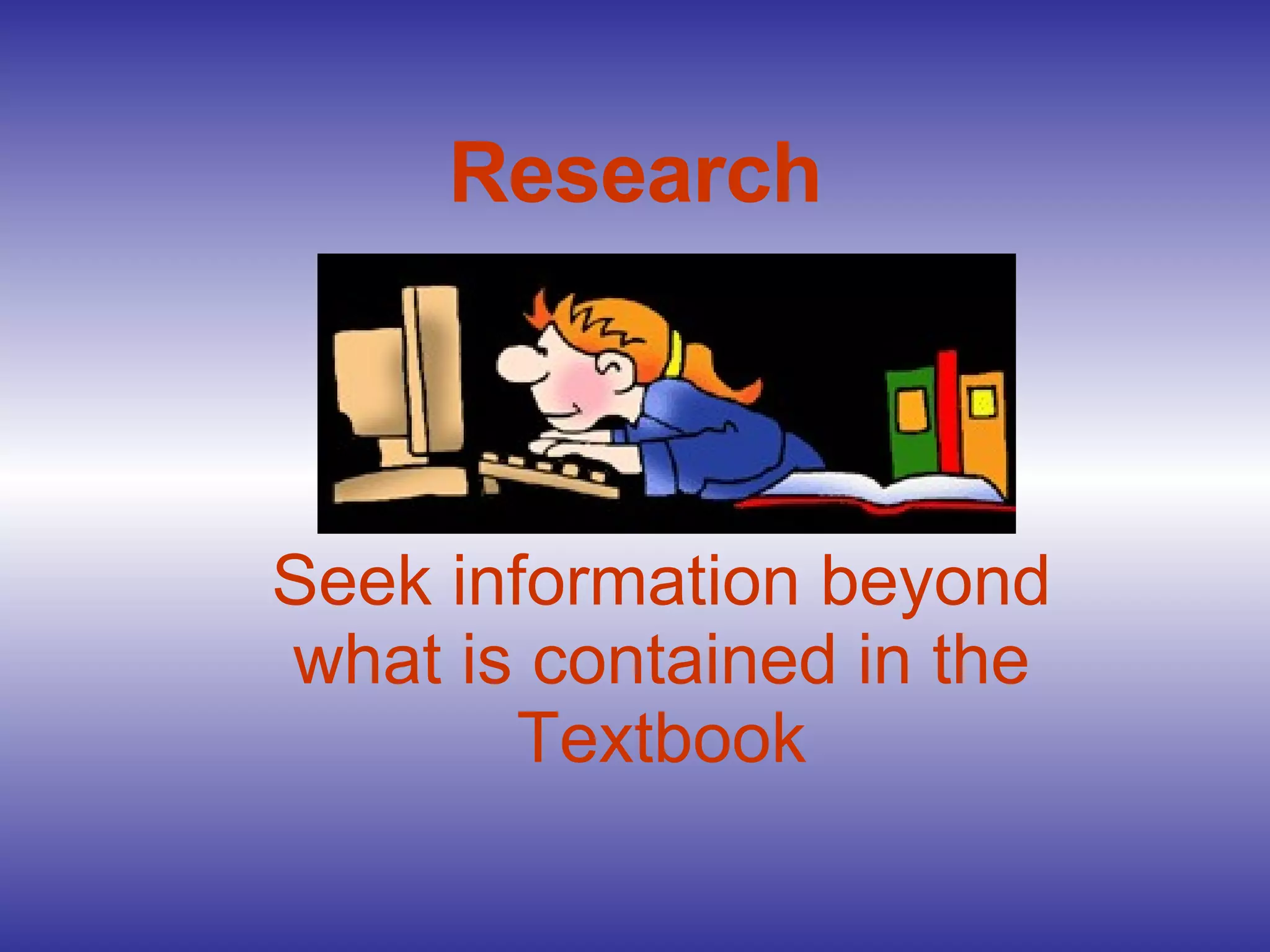 Present Your Research Project Using Power Point | PPT