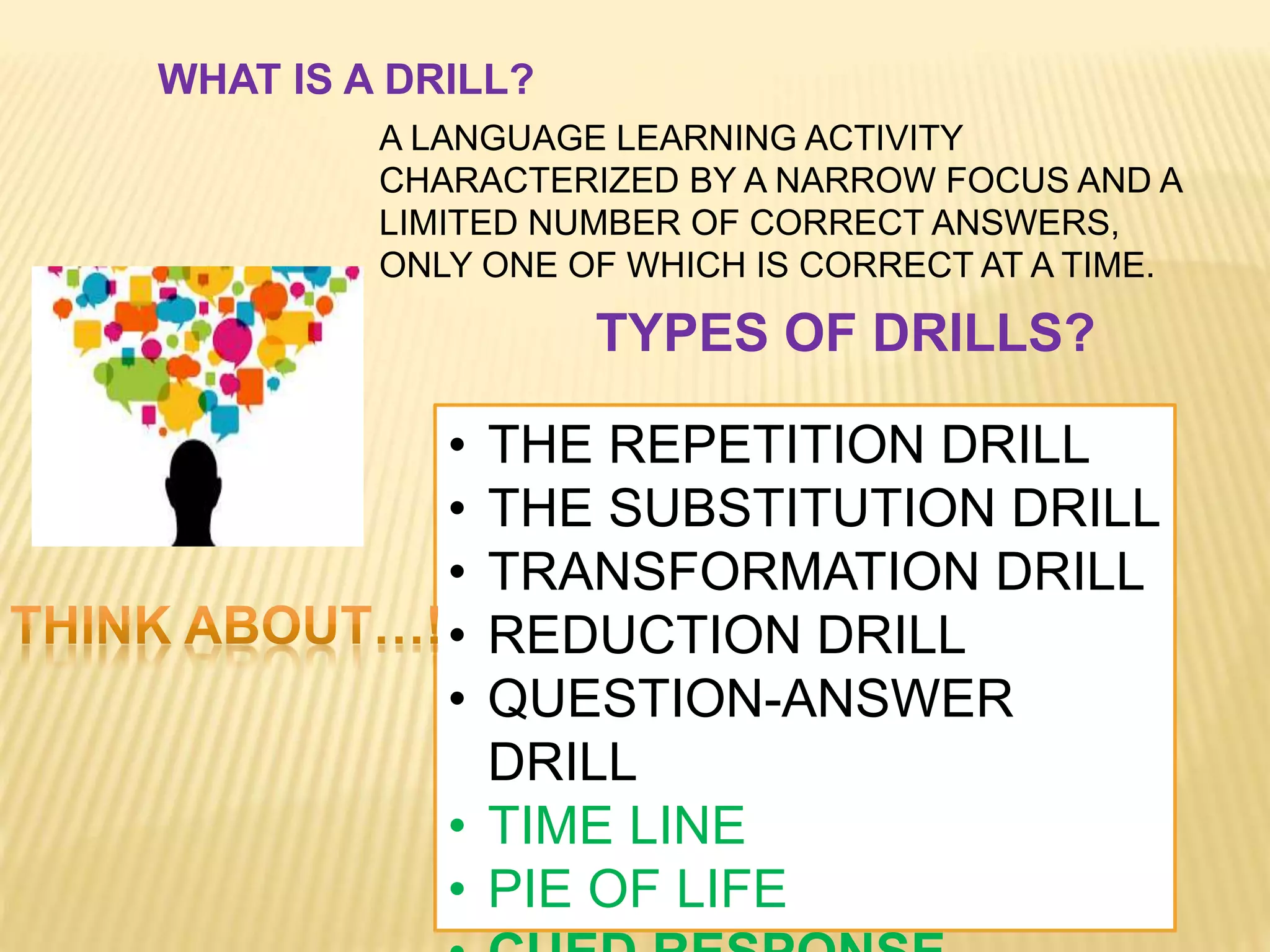 Presenting and practicing structures | PPTX