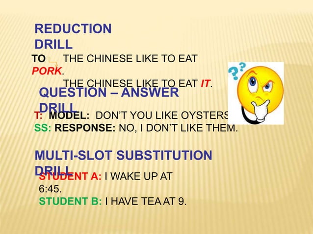 Presenting and practicing structures | PPTX | Homework and Study | Education
