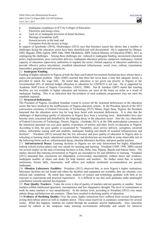 Presenting a two way grid for assessment of quality assurance in higher ...