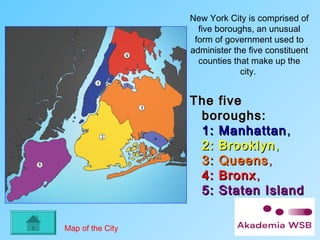 Presenting city for wsb | PPT