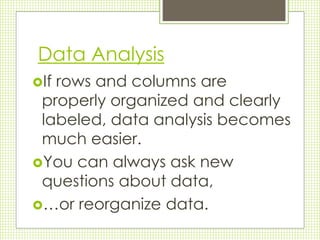 Presenting data: data tables | PPTX | Databases | Computer Software and ...