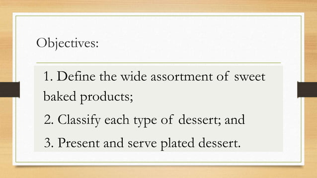 presenting desserts.pptx | Desserts and Baking | Food & Drink