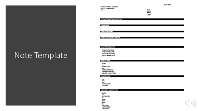 Presenting ICU Patients on Rounds | PPTX | Lung and Respiratory Health ...