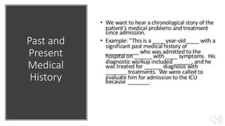 Presenting ICU Patients on Rounds | PPTX