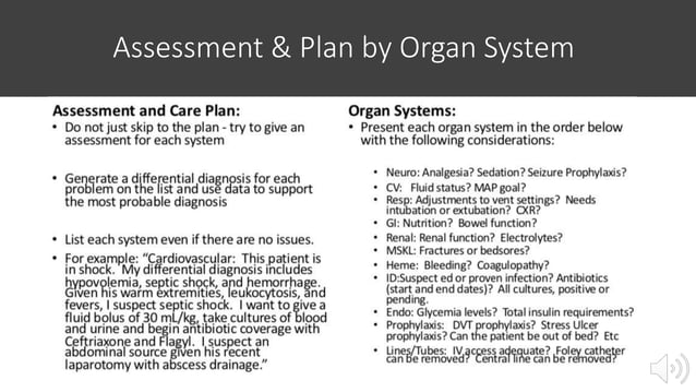 Presenting ICU Patients on Rounds | PPTX | Lung and Respiratory Health ...