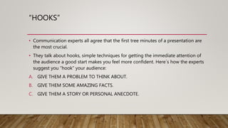 Presenting in english | PPTX