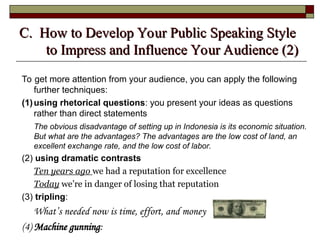 Presenting in English - ESP121 Business Communication FTU | PPT