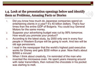 Presenting in English - ESP121 Business Communication FTU | PPT