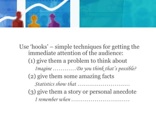 Presenting in english | PPT