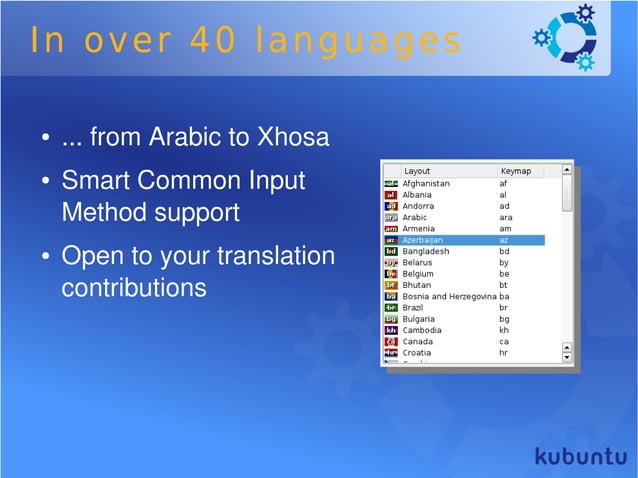 Presenting kubuntu | ODP
