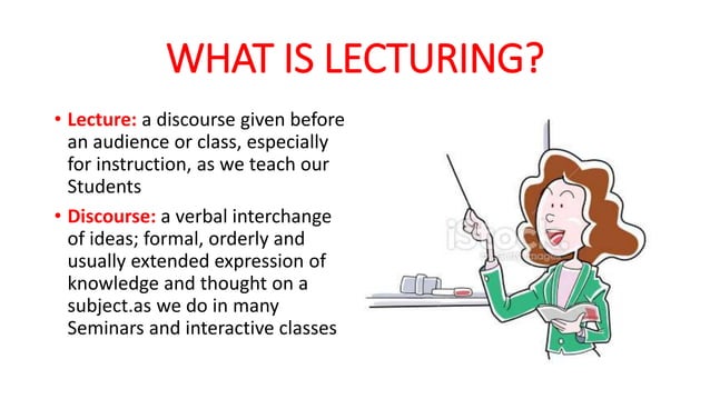 PRESENTING LECTURE TO STUDENTS.pptx | Educational Assessment | Education