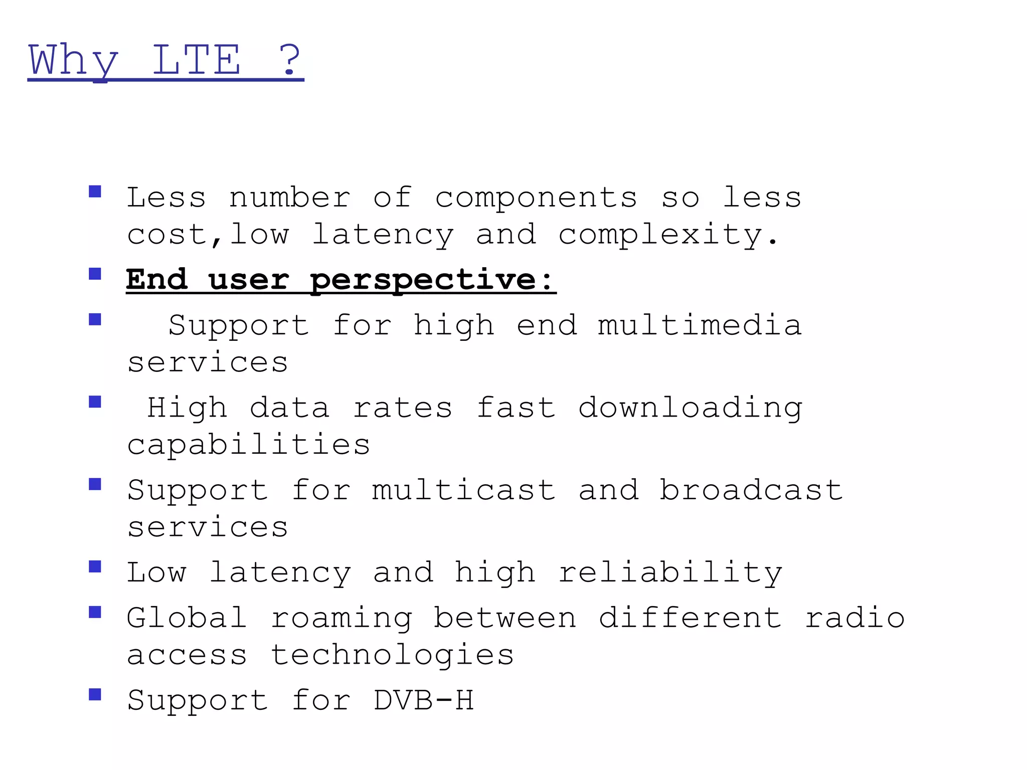 Overview and Basics of LTE | PPT