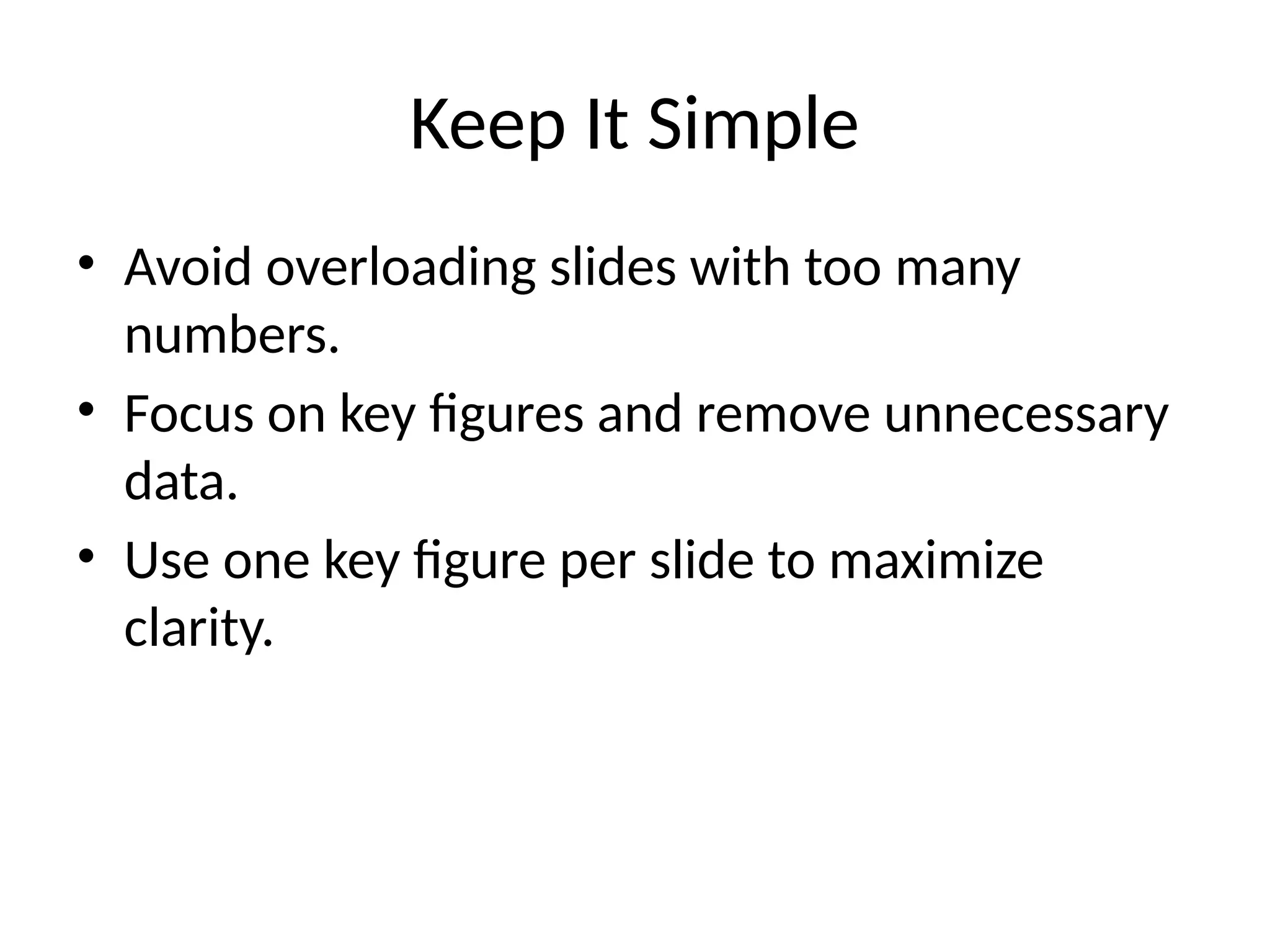 Presenting Numbers Effectively is a very important skill today | PPT