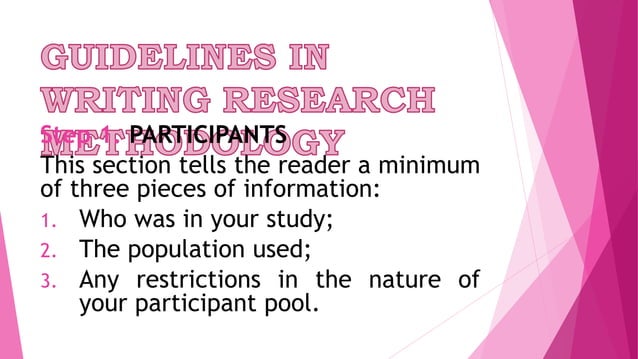 PRESENTING RESEARCH METHODOLOGY POWERPOINT PRESENTATION | PPTX | Education