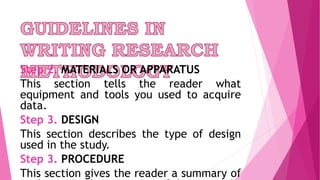 PRESENTING RESEARCH METHODOLOGY POWERPOINT PRESENTATION | PPTX