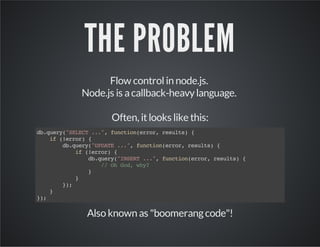 Presenting Seq for Node.js