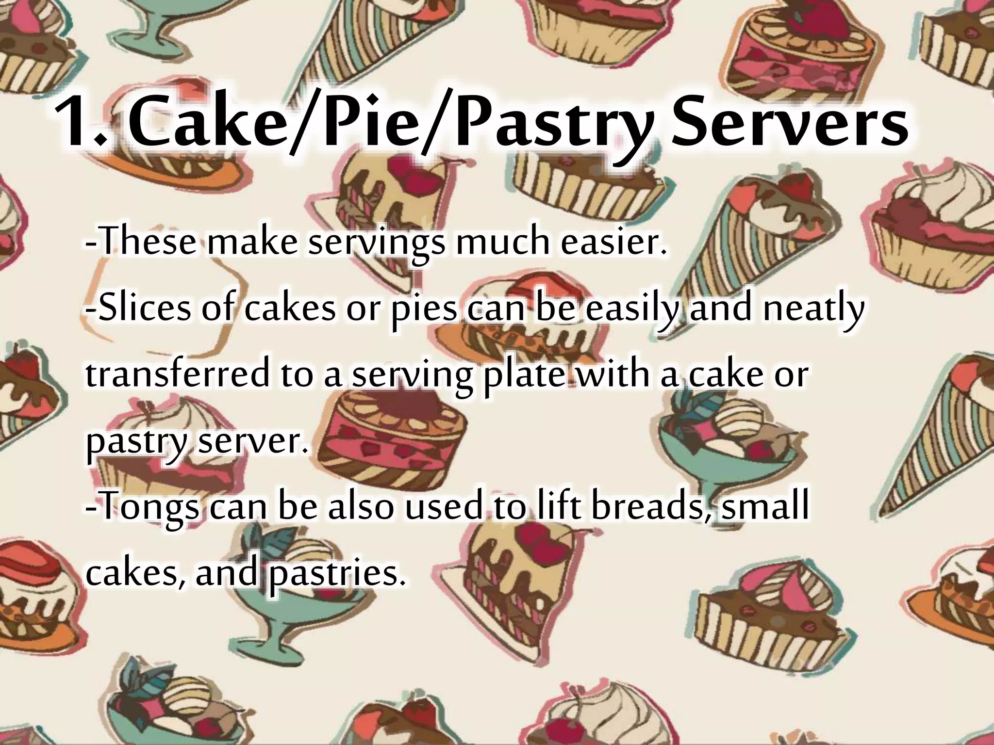 Presenting, Serving, and Storing Baked Products | PPTX