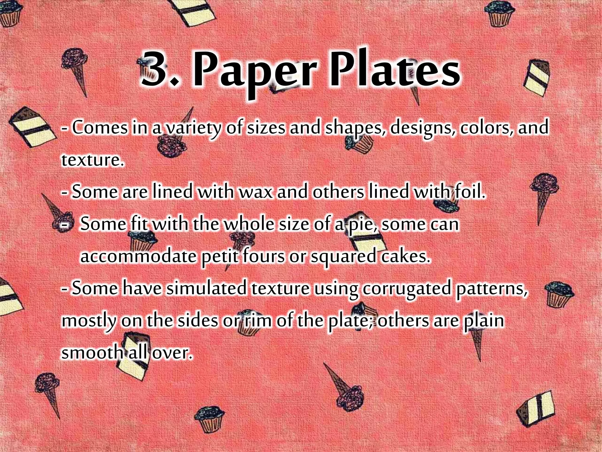 Presenting, Serving, and Storing Baked Products | PPTX