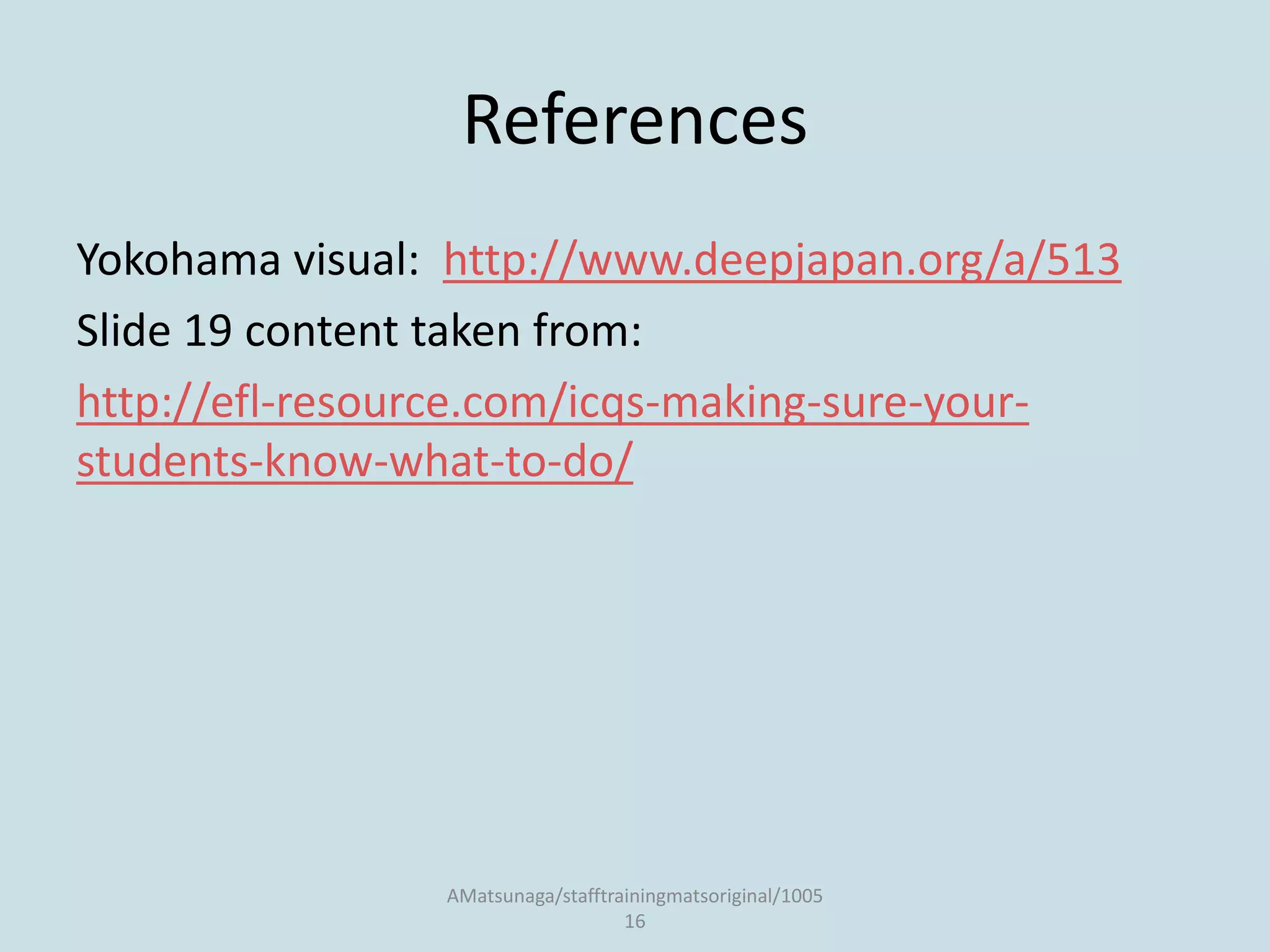 Presenting target language, setting up tasks, differentiating and ...
