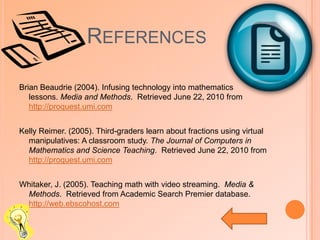 Presenting technology research | PPT