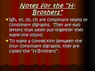 Presenting the h brothers | PPT