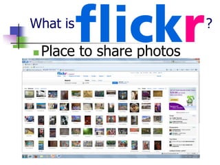 Using Flickr | PPT